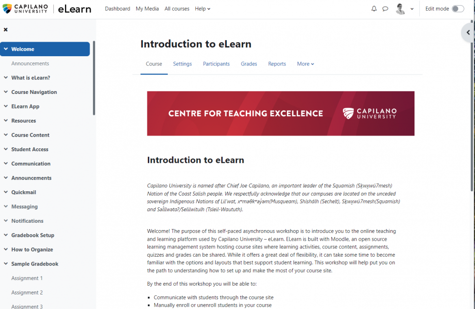 eLearn upgrade August 27th | Centre for Teaching Excellence